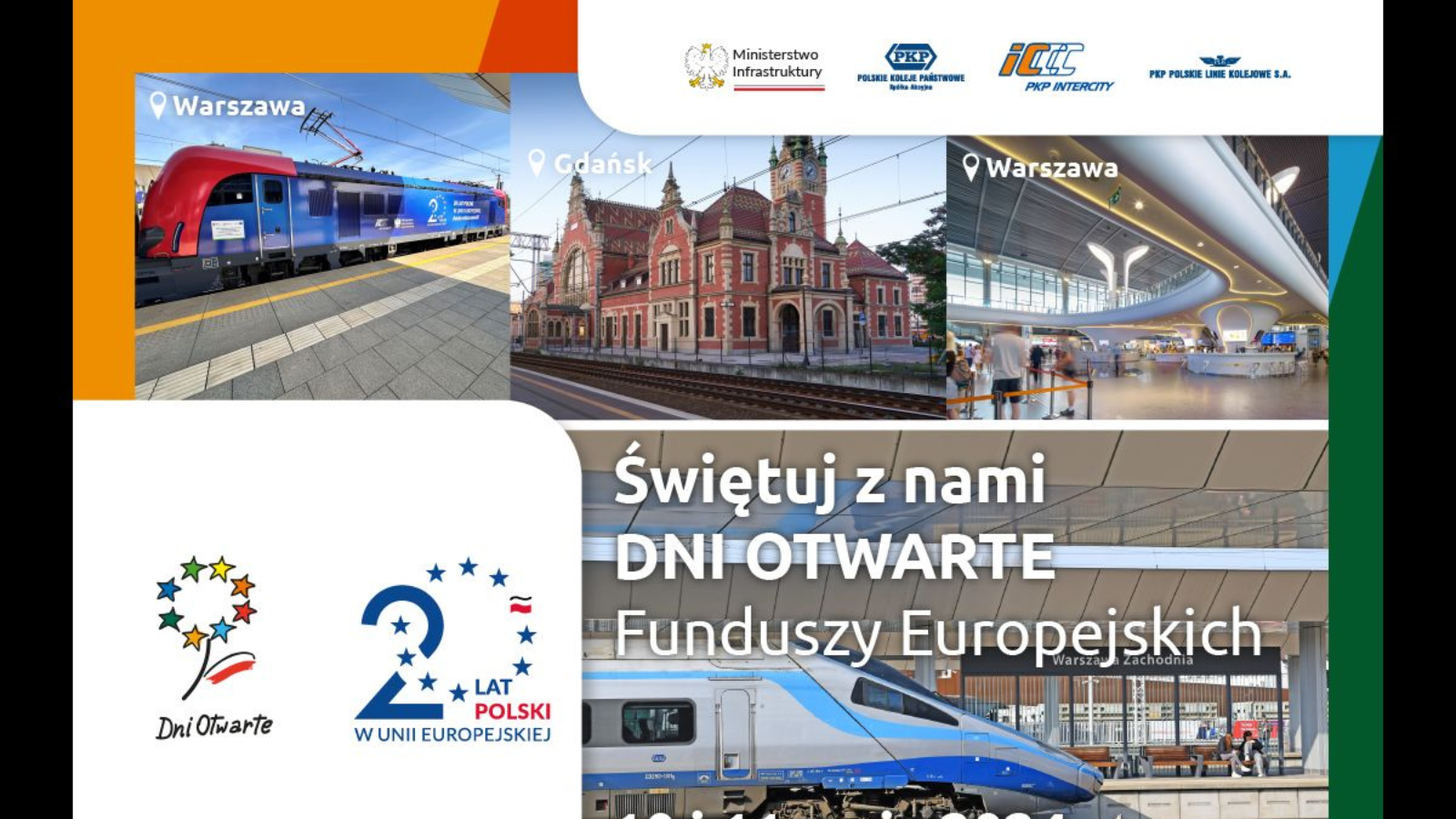 Świętowanie 20-lecia Polski w UE razem z PKP PLK - Portal Kolejowy ...
